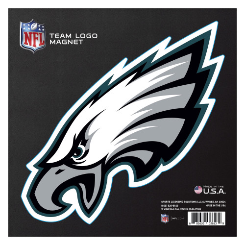 9" NFL Philadelphia Eagles Automotive Large Team Logo Magnet | Christmas Central
